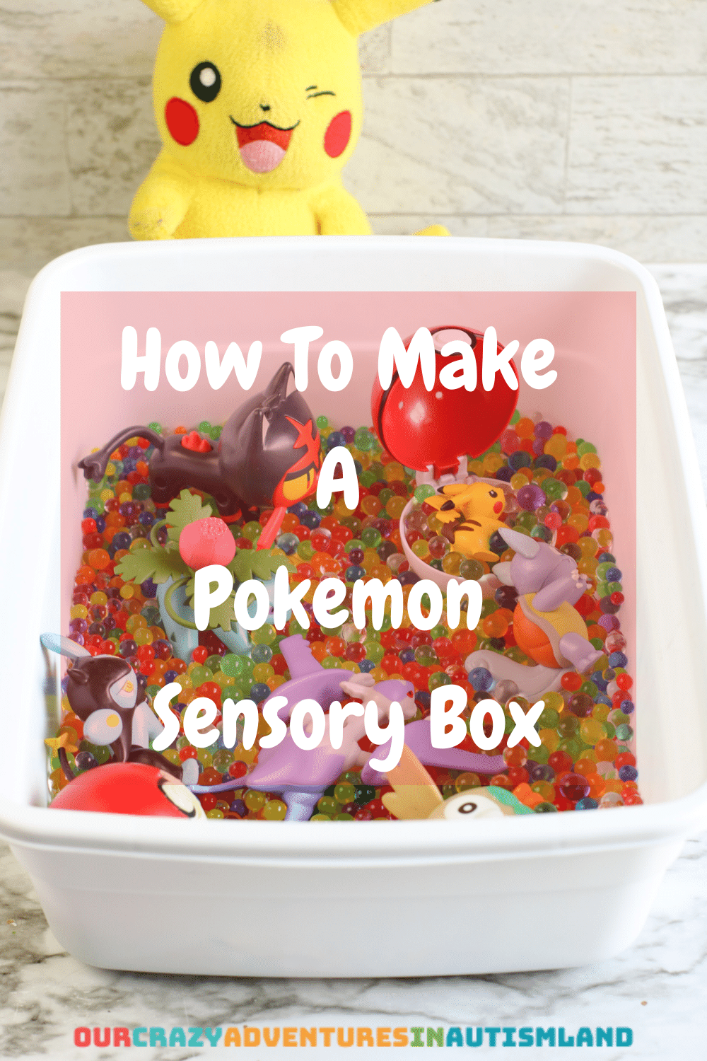 How To Make A Pokemon Sensory Box